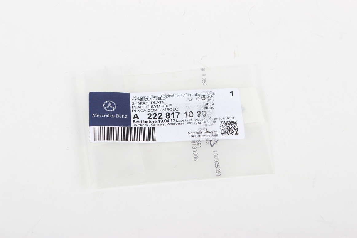 Mercedes-Benz Edition 1 Fender Emblem DECA A2228171020 for sale online ...