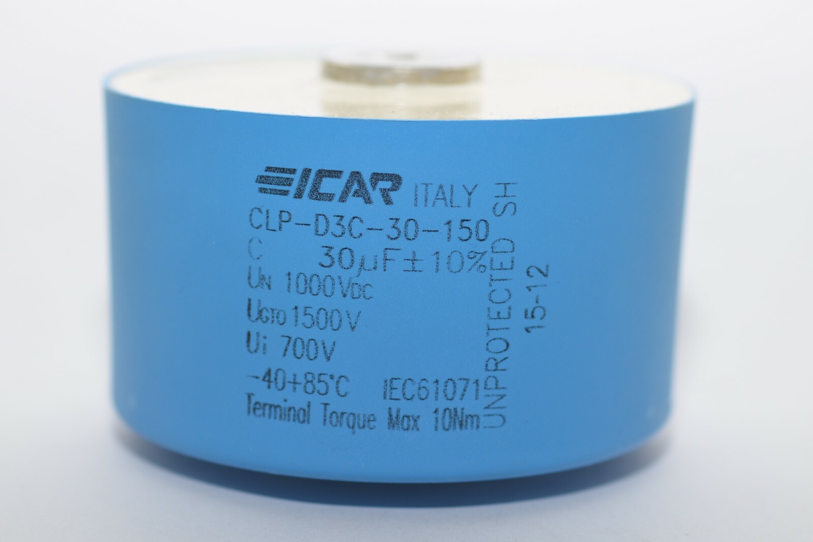 Hochspannungskondensator von ICAR Typ CLP-D3C-30-150, 30 uF / 1000 V ...