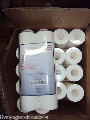 Grainger 1NPF8 GROOVED POLY WATER FILTER CARTRIDGE 5 MICRON 2.5" X 10 ...