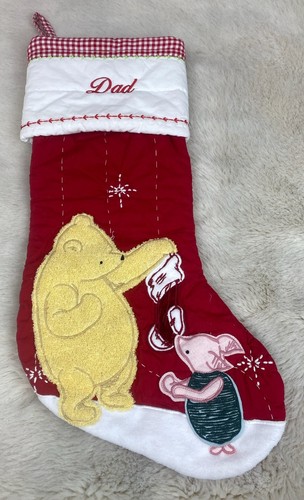 POTTERY BARN Quilted Christmas Stocking Collection Winnie The Pooh ...