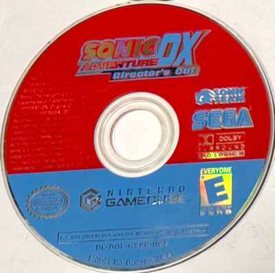 Sonic Adventure DX Director's Cut Nintendo GameCube - Disc Only ...