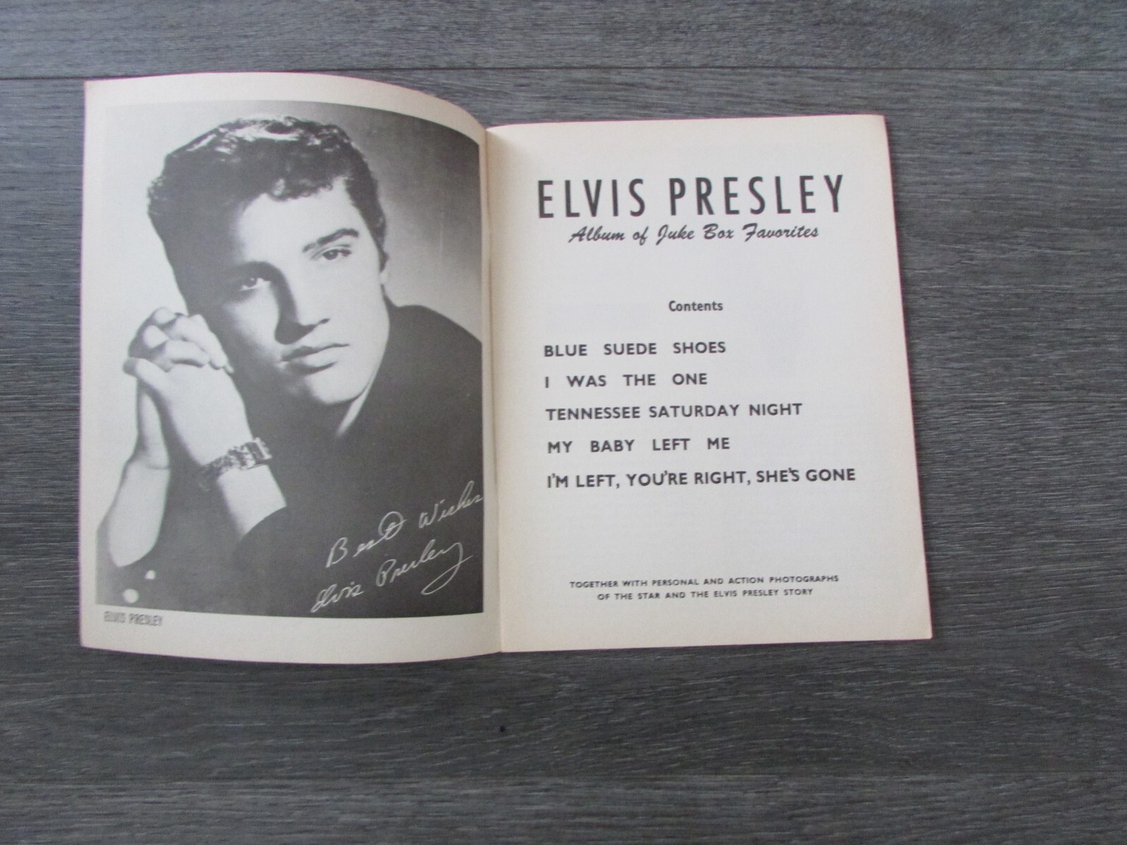 The Elvis Presley Album of Juke Box Favourites red Cover Sheet Music ...