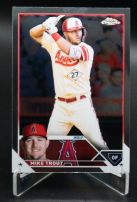 2023 Topps Chrome Mike Trout Los Angeles Angels #27 Base | eBay
