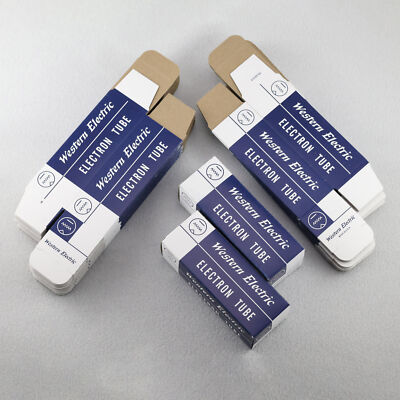 40 Empty Western Electric Vacuum Tube Boxes. Fit 349 259A 286A 328A ...