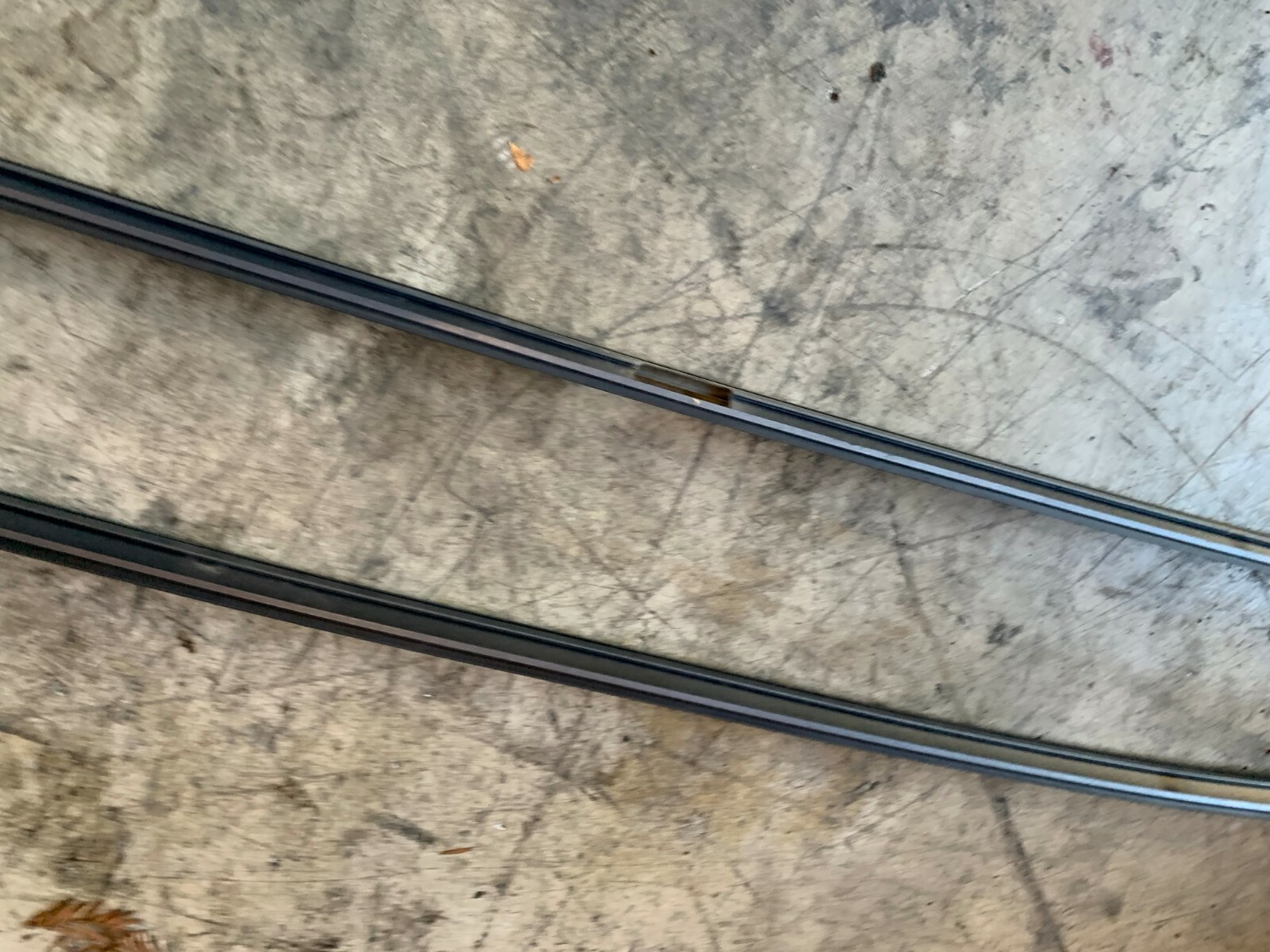 BMW 06-10 E61 STATION WAGON ROOF TOP RAIL RACK MOLDING TRIM SET GRAY ...