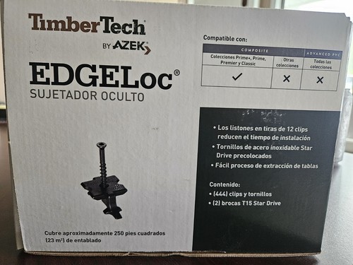 TimberTech EDGELoc Hidden Fasteners for EDGE, Read!!! | eBay