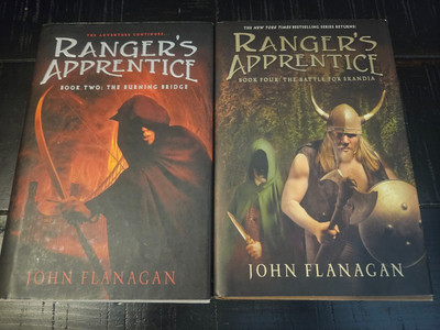 Ranger's Apprentice books 2 and 4 by John Flanagan - Hardcover, LIKE ...