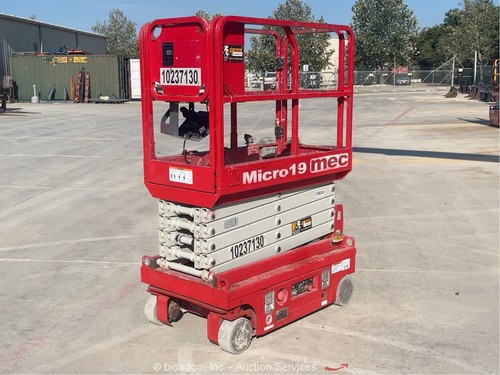2018 Mec Micro19 19' Electric Scissor Lift Man Aerial Platform Manlift ...