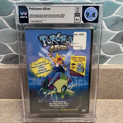 Pokemon 4Ever Movie (DVD, 2003) New Sealed Graded Suicune Promo Card ...
