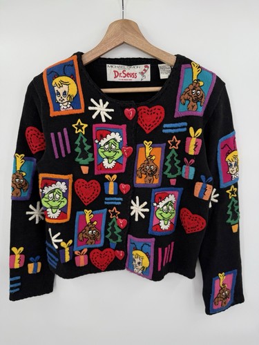 Michael Simon Inc. DR. SEUSS 2000 Sweater How The Grinch Stole ...