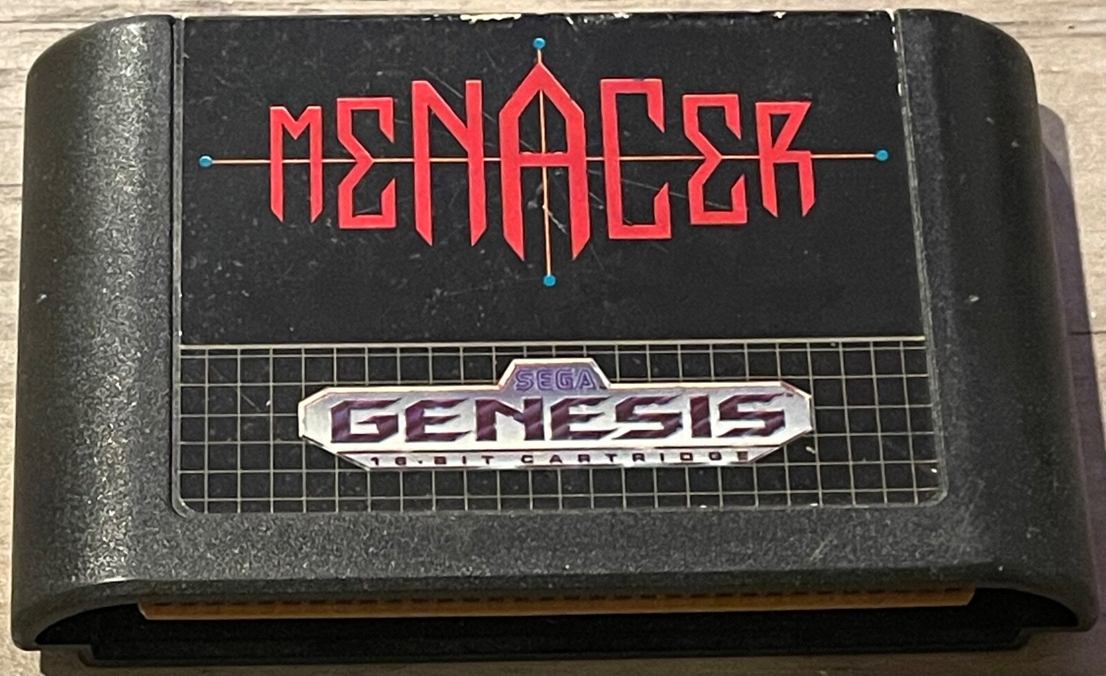 Menacer 6 Bit Game Cartridge Sega Genesis, 1992, Not Tested, No Book ...