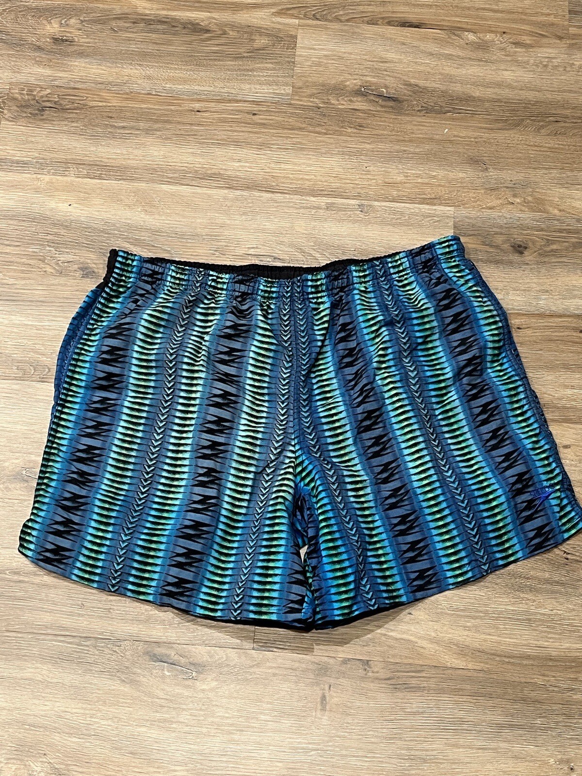 Vintage Speedo 90s Men's Lined Swim Trunks Shorts Bat… - Gem