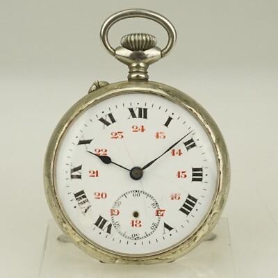 Rare! Antique Pocket Watch Men's no fusee duplex chronometer no ...
