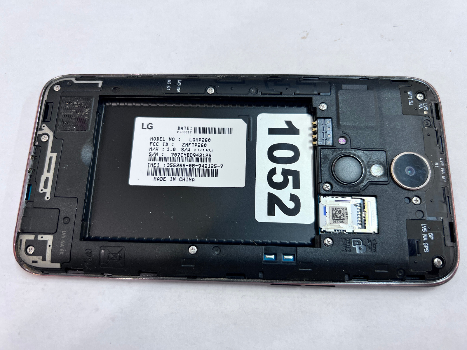 METRO PCS LG K20 Plus MP260 4G LTE Smart Camera Cell Phone *FOR PARTS ...