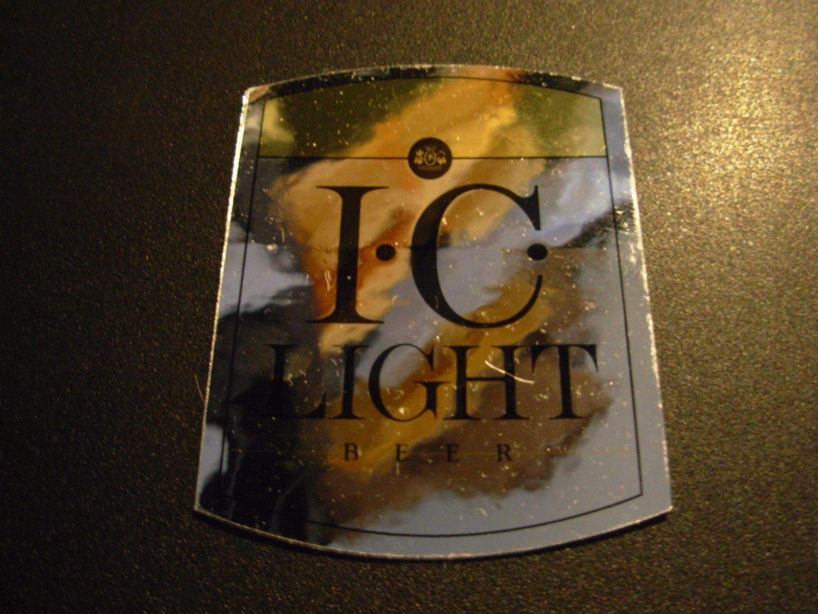 PITTSBURGH BREWING COMPANY I.C. Iron City Light STICKER decal craft ...