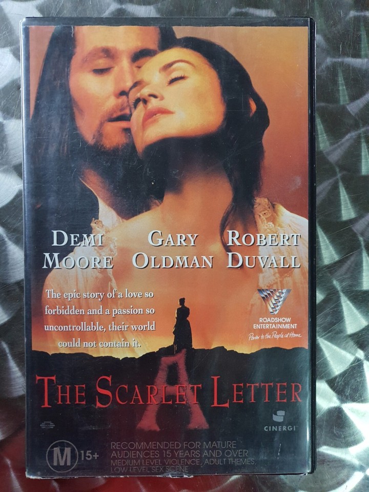 The Scarlet Letter - Gary Oldman - VHS Movie - Video Tape - Big Box Ex ...