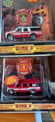 Code 3 Collectibles GMC Suburbans Lot Of 6 NIBs | eBay