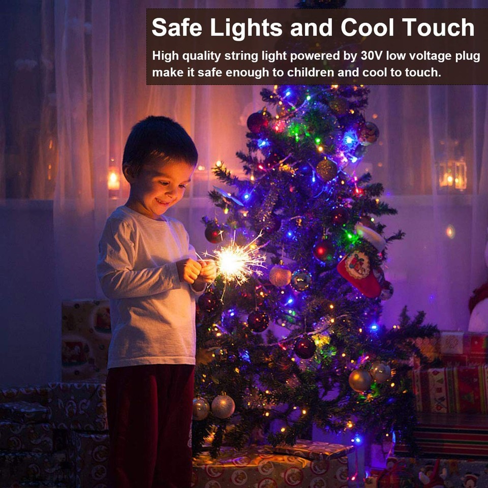 800 272FT Christmas String Lights 8 Modes with Timer Function ...