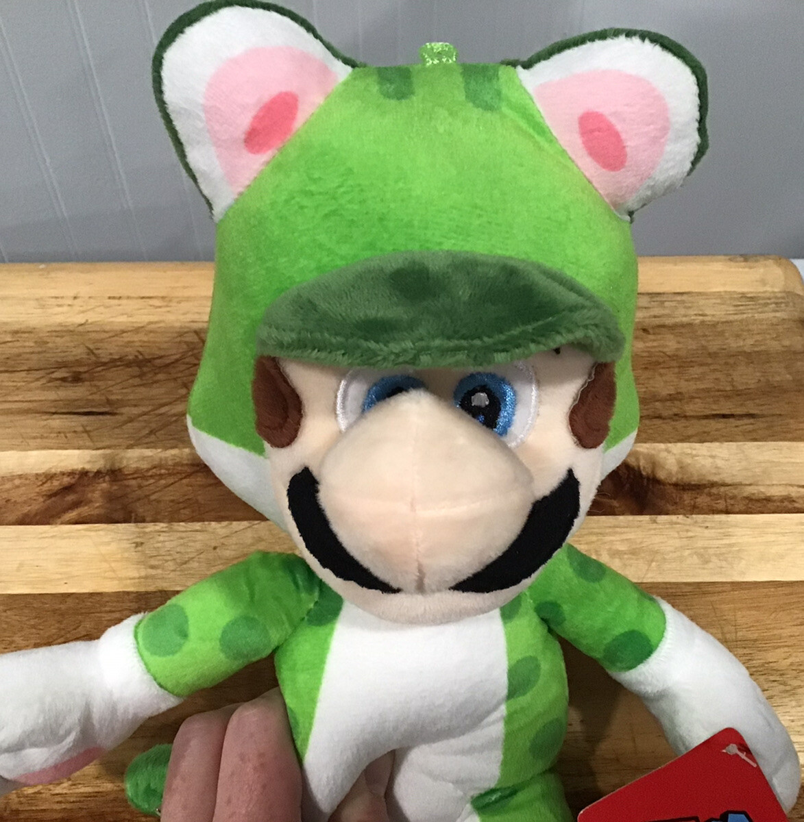 Super+Mario+Cat+Suit+Luigi+12%22+Plush+Licensed+Nintendo for sale ...