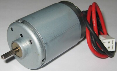 12 V DC - 1,750 RPM - Slow Speed Electric Motor w/ Cable + 3.17mm ...