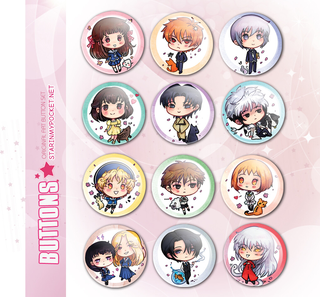 Chibi Fruits Basket Pins – Tagged "Fruits Basket" – Kokai Island
