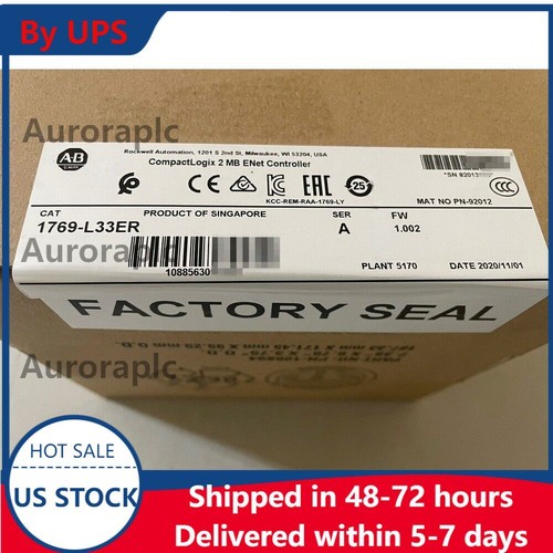 1PC Allen-Bradley AB 1769-L33ER / A CompactLogix 2MB Enet Controller ...