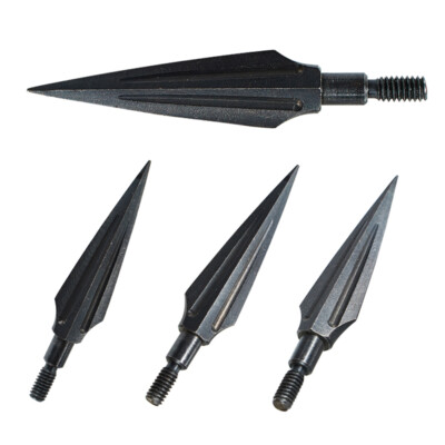 12pack Arrow Heads Tips Steel Broadheads Points Arrow Target Hunting ...