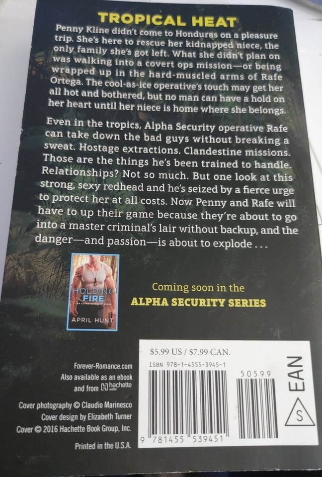 Heated Pursuit (Alpha Security) by April Hunt Paperback Book Very Good ...