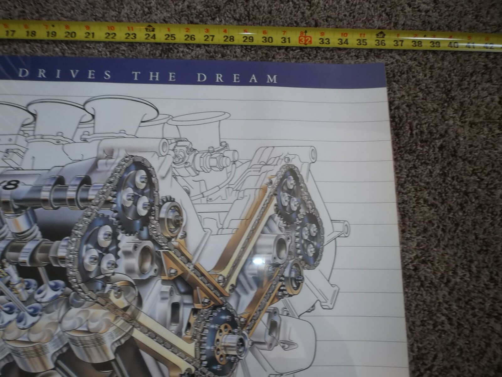 Olds Aurora V8 Engine (1997 Poster) Indy Car Racing: The Power that ...