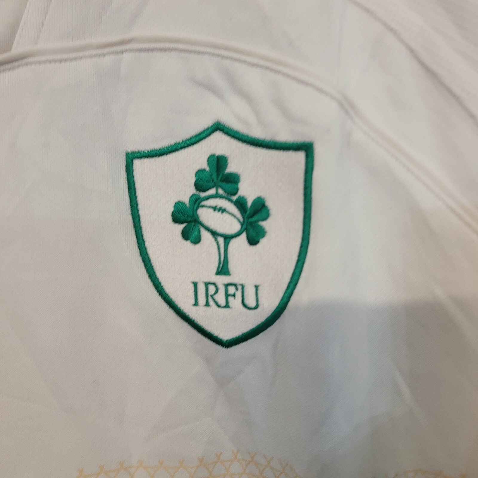 Ireland IRFU Rugby Union O2 Canterbury of New Zealand White Jersey Mens ...