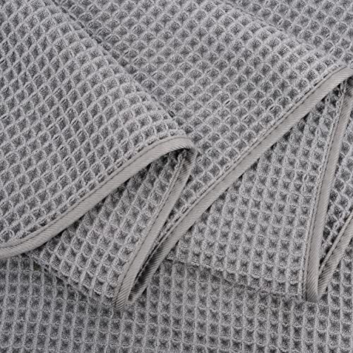 Microfiber Quick Dry Lint Free Bath Sheet 70 x 35 in Set of 2 Gray ...