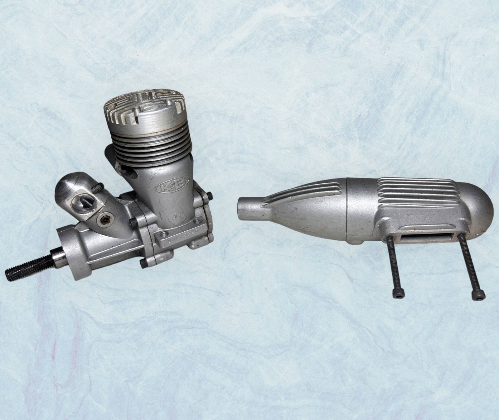 K & B 40 RC Model Airplane Engine with Muffler New? Unused? | eBay