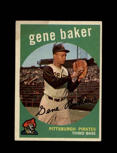 1959 GENE BAKER TOPPS #238 PIRATES *7468 | eBay