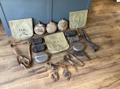 Indian Wars Spanish American War WWI Lot Canteen Haversack Ammo Pouch ...