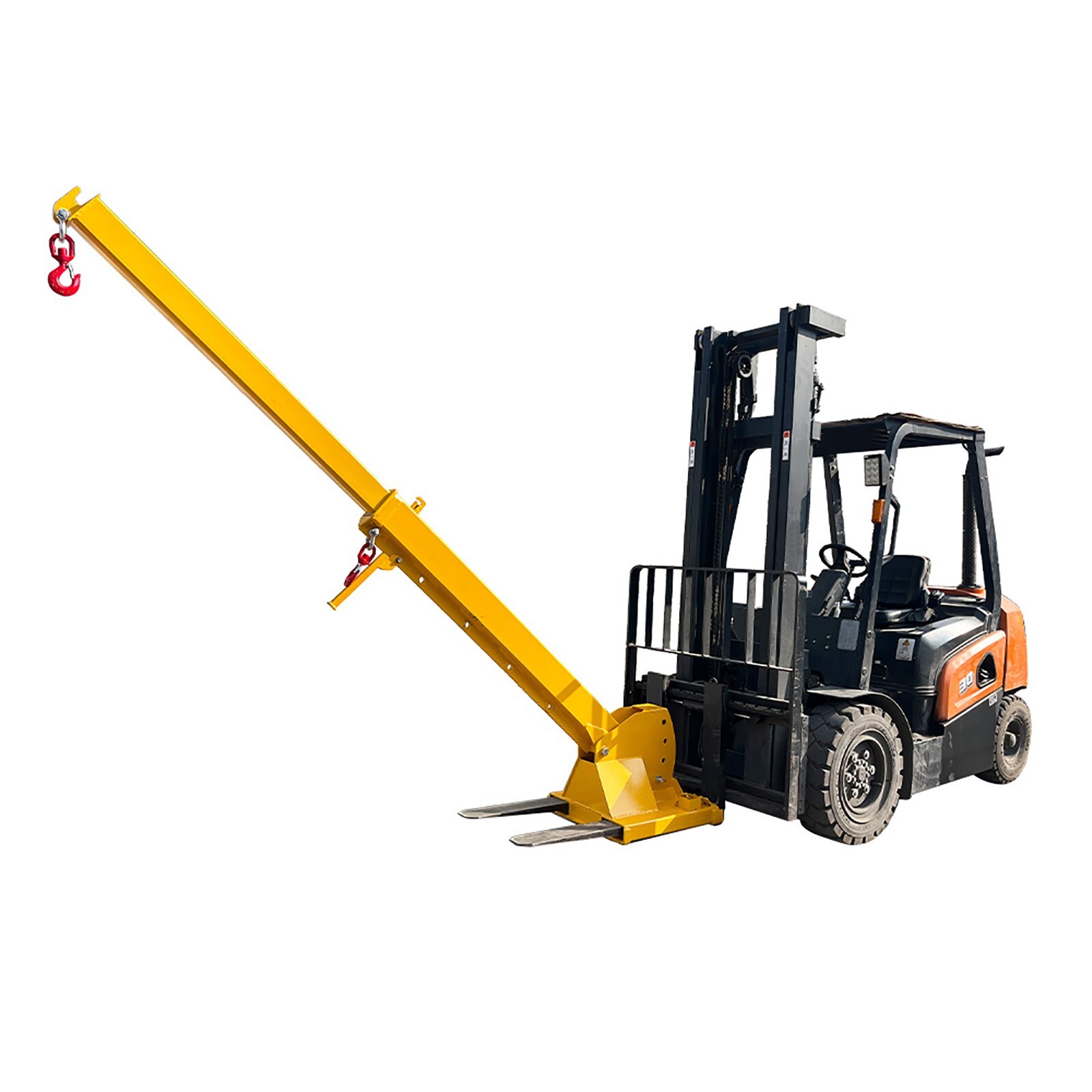 Boom Lift Forklift Jib Fork Mounted Crane Jib Forklift Crane Attachment ...