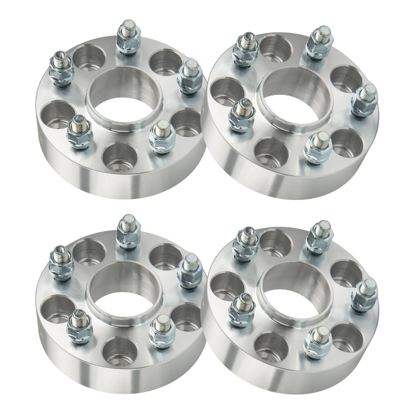 4Pcs 1.5" 5x4.5 64.1mm Wheel Spacers 12x1.5 For Toyota Honda Mazda 3 ...