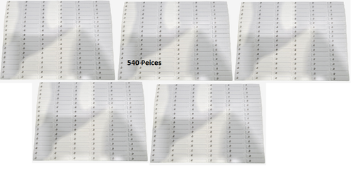 Sensormatic APX Security Label Sheets - White - 5000 Count for sale ...