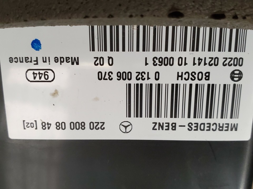 1999-2006 MERCEDES-BENZ W220 S430 S500 CENTRAL LOCKING VACUUM PUMP ...
