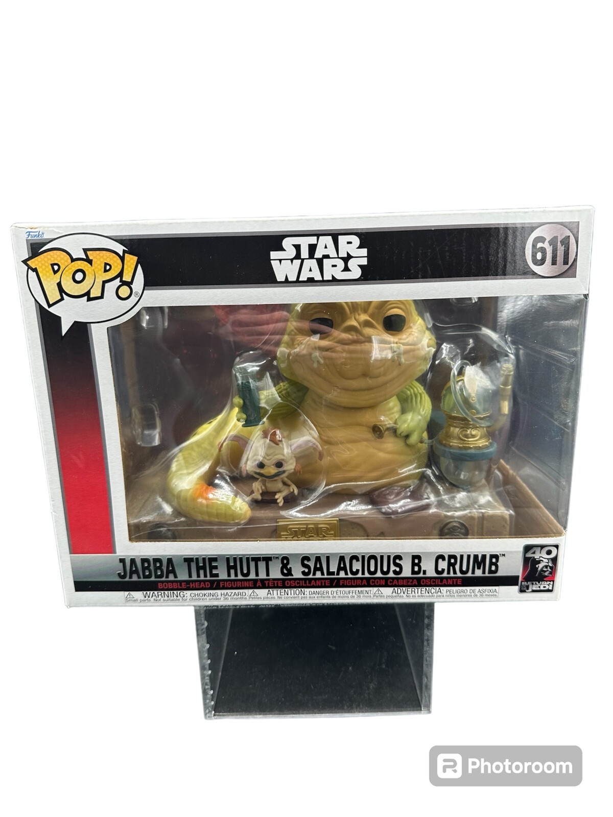 Funko Pop! Moments: Star Wars - Jabba The Hutt & Salacious B. Crumb ...