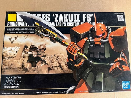 Bandai Gundam 1/144 HGUC Zeon MS-06 II FS Duke Zabi's Zaku model kit ...