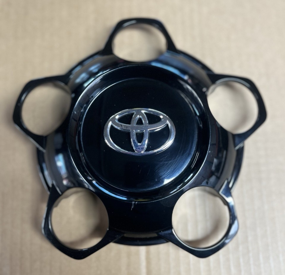 TOYOTA TUNDRA 18” OEM WHEEL CENTER CAP 2014-2021 GLOSS BLACK 4260B ...