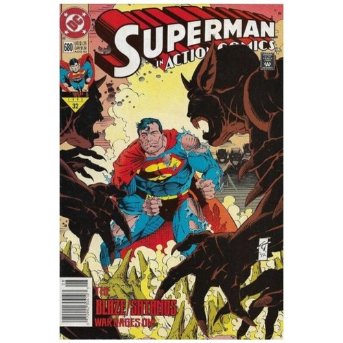Action Comics #680 Newsstand - 1938 series DC comics VF [v{ | eBay UK