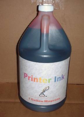 1 Gallon (128 oz) Magenta ink refill any printer Hp | eBay