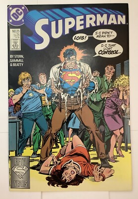 Superman #25 (DC Comics January 1989) — Direct Edition | eBay