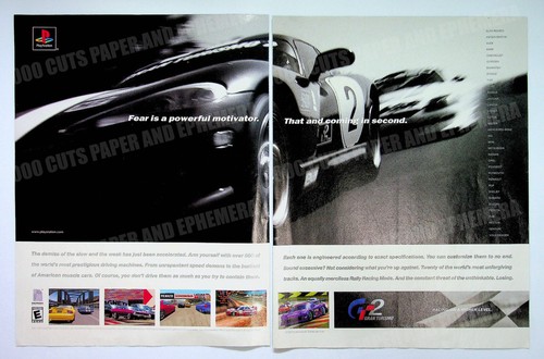 Gran Turismo 2 PlayStation PS1 Game 1999 Trade Print Magazine Ad Poster ...