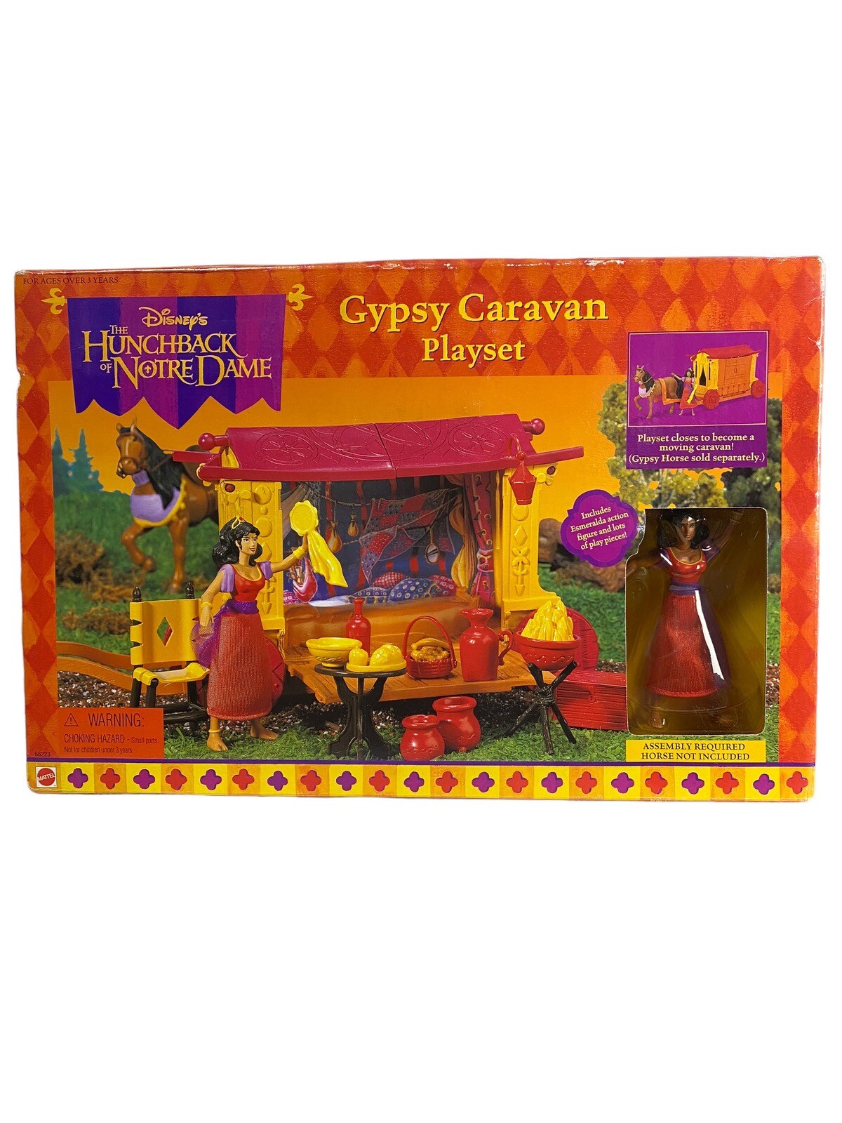 Disney The Hunchback of Notre Dame Gypsy Caravan Playset Mattel 66223 ...