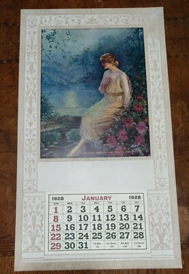F.R. HARPER PRINT - FANTASY LADY - MEDITATION FANCY FREE - 1928 SAMPLE ...