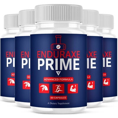 (5 Pack) Enduraxe Prime Advanced Capsules, EnduraxePrime Pills (300 ...