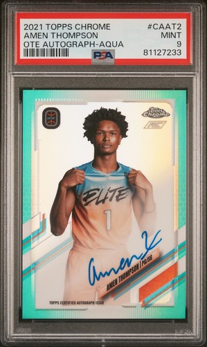 2021-22 Topps Chrome OTE Overtime Elite - Chrome Autographs Amen ...