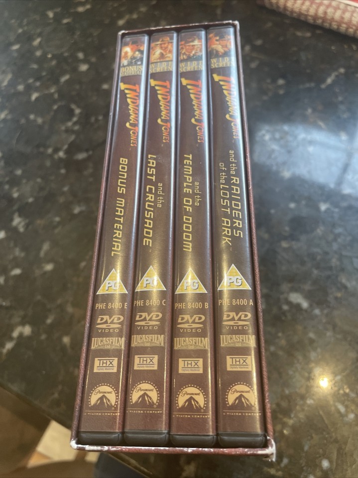 Indiana Jones - The Adventure Collection (DVD, 2003, 4-Disc Set ...